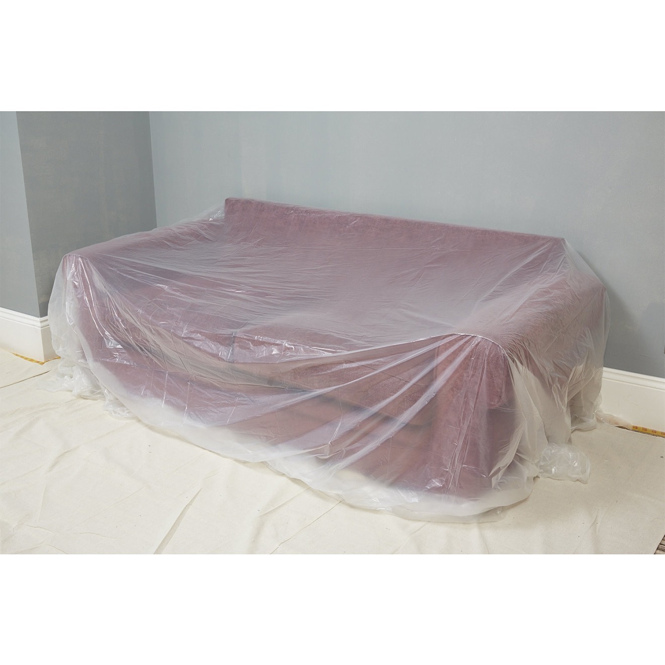 ProDec Advance 100sqm Polythene Dust Sheet Roll - Extra Durable Grade ...