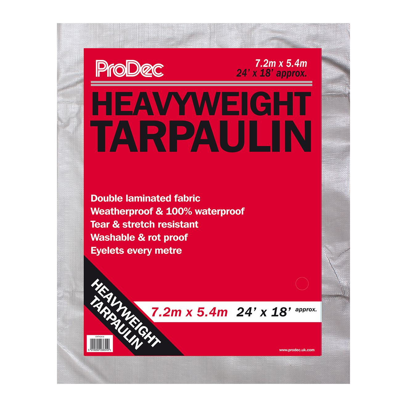 ProDec 24' x 18' Heavyweight Multi-Purpose Tarpaulin | Products | ProDec