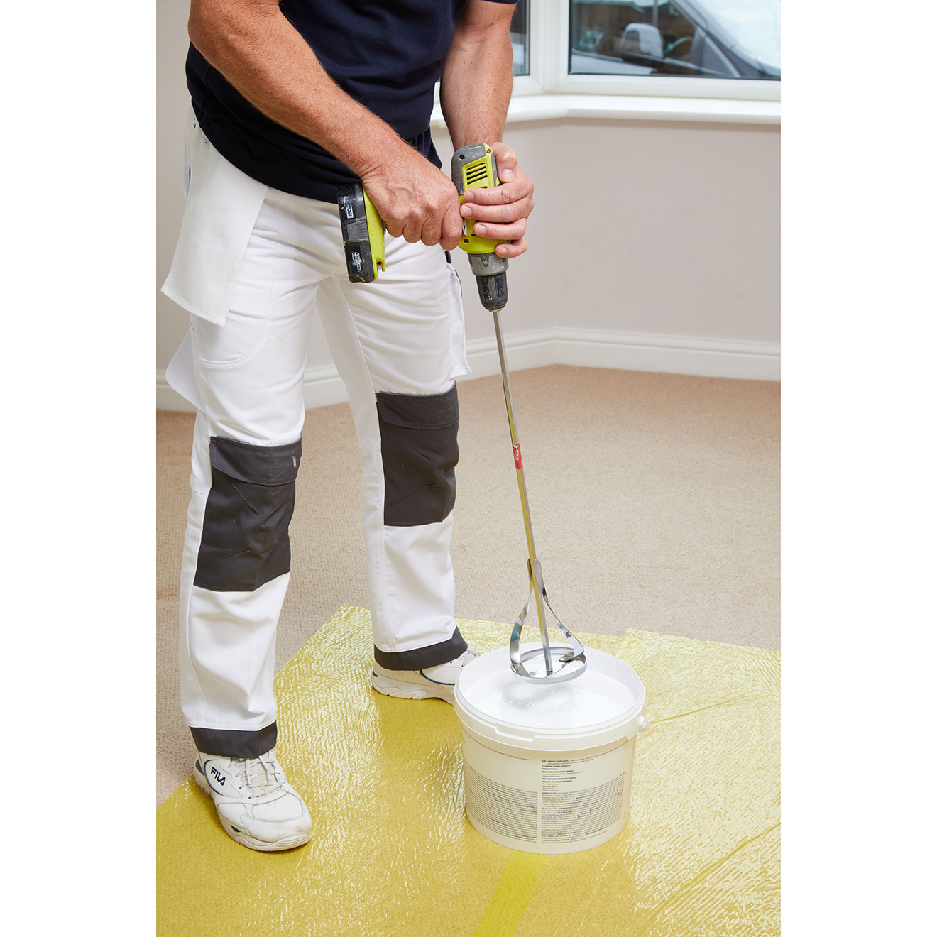 ProDec Heavy Duty Drill Fit Mixing Paddle | Products | ProDec